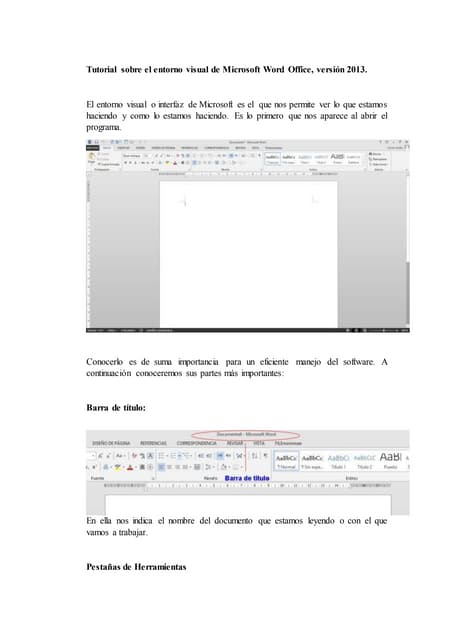 Que es microsoft word 2007 y sus partes | PDF