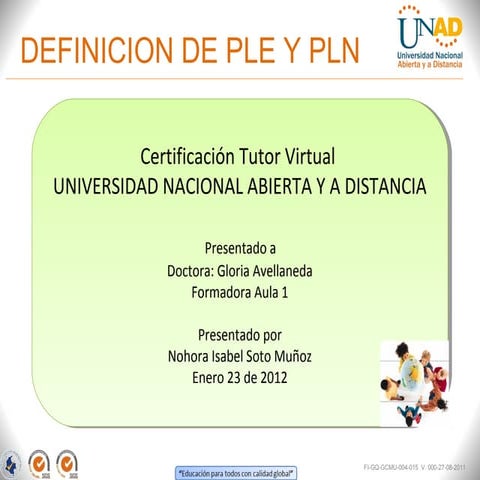 Tutorial ple y pln | PPT