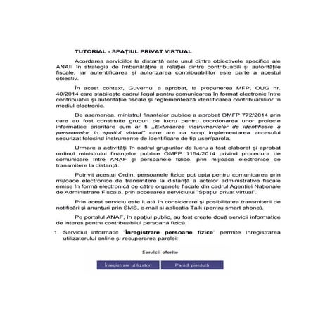 Tutorial spatiul privat_virtual | PDF
