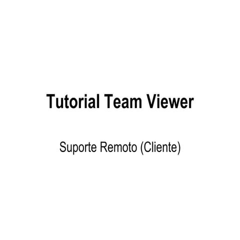 Tutorial Team Viewer | PPT