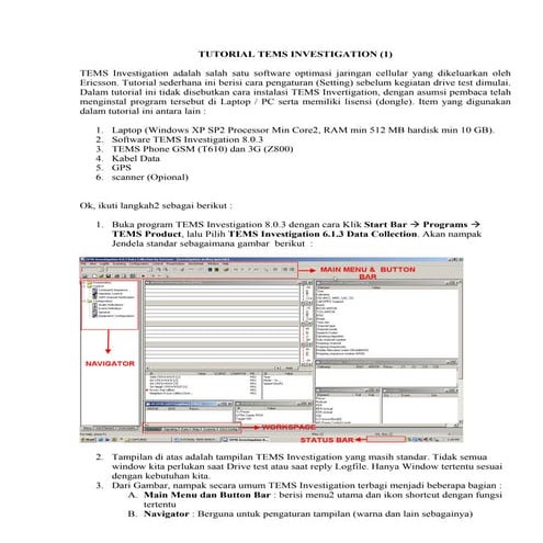 Tutorial Tems Investigation 1 | PDF
