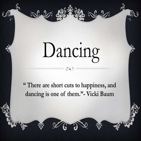 PO1 Slideshow - Dancing. | PPT