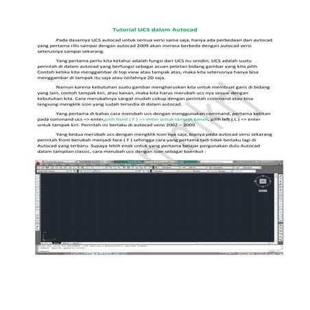 Tutorial ucs | PDF