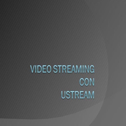 Tutorial Ustream.tv