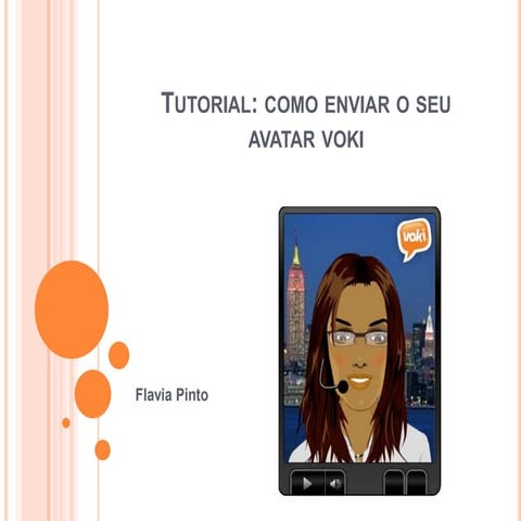 Tutorial voki 3 ano | PPTX