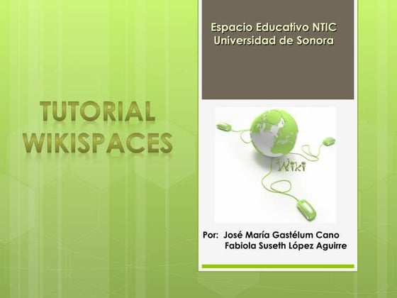Wikispaces for Teachers | PPT | Internet for Beginners | Internet