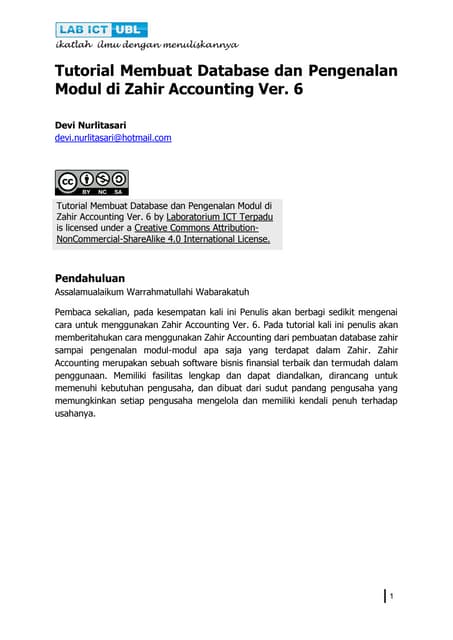 STUDY KASUS PERUSAHAAN DAGANG DENGAN ZAHIR ACCOUNTINGSTUDY KASUS ...