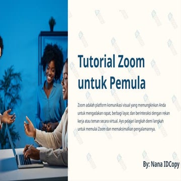 Tutorial Zoom untuk Pemula: memahami dasar-dasar penggunaan aplikasi ...