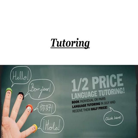 Tutoring | PPTX