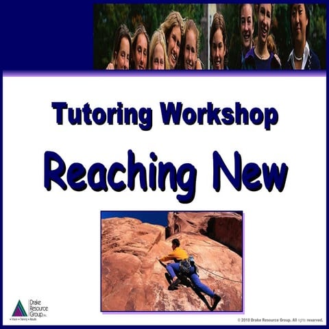 Tutoring: Reaching New Levels | PPT