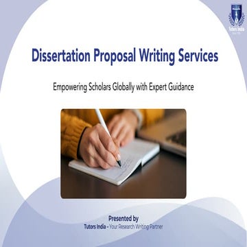 Tutors India – Trusted Research Proposal Writing Services for Masters ...