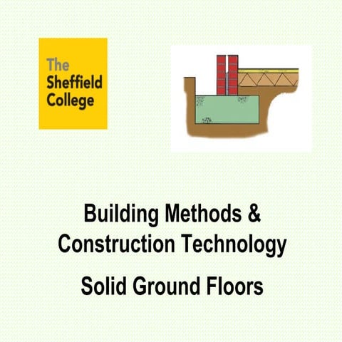 Solid Ground Floors | PPT