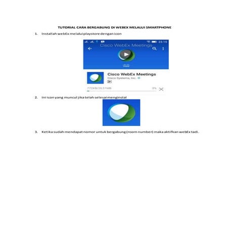 Webex tutorial for user | PDF