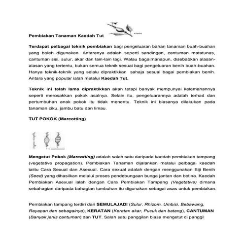 Tut pokok dokumentasi | PDF