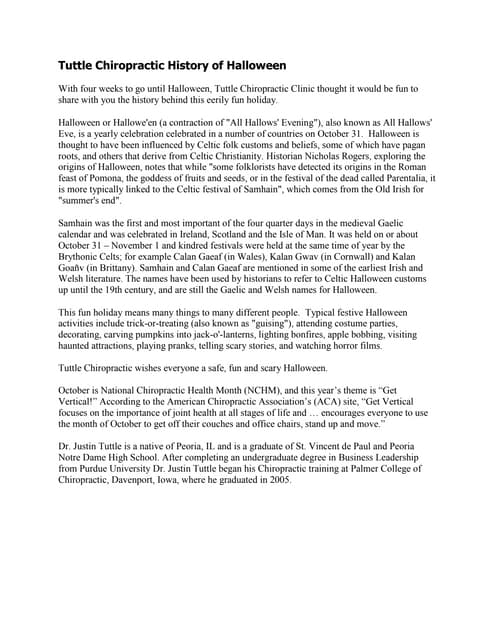 Halloween history-1 | PDF