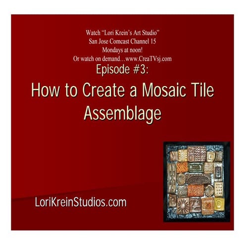 Tv #3 How To Create A Tile Mosaic | PDF