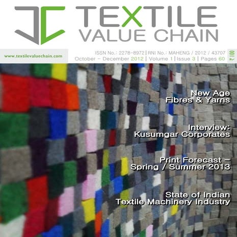 Vol 1,Issue 3 Textile Value Chain | PDF