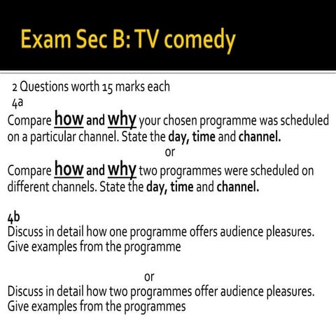 Sitcom codes and conventions | PPT