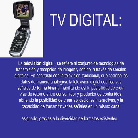 la tv digital | DOCX