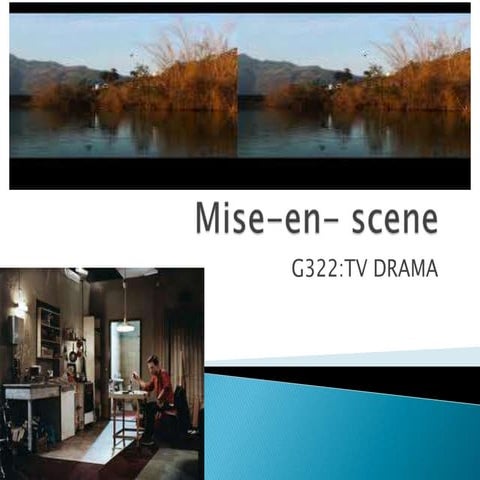 Mise en scene lesson 1 handout | PPTX