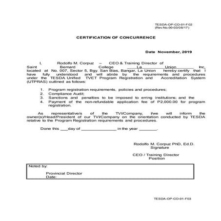 UTPRAS Program Registration and Certification System | PPTX