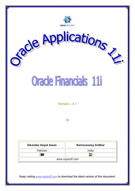 BR100 Oracle AP Setup | DOCX