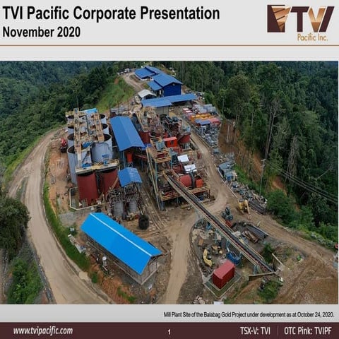 Tvi pacific-corporate-presentation-12.11.2020-final | PDF