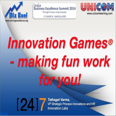Innovation Games - Making fun work for you! | PDF