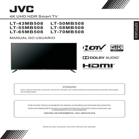 Tv jvc 55 | PDF