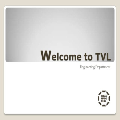 Tvl Engineering Ppt Presentation | PPTX | Auto Parts | Automotive