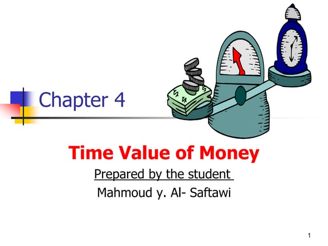 Time value of money ppt. | PPTX