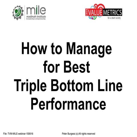 TVM MILE-webinar-150616 | PPT