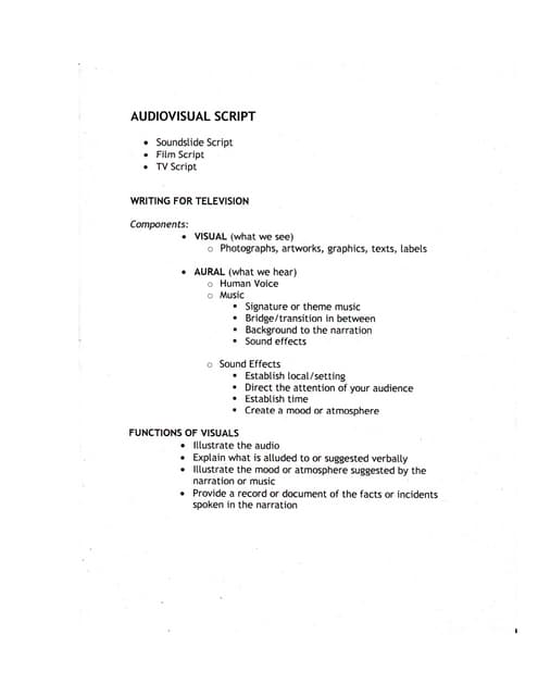 Talk show example and structure | PDF