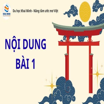 BÀI THUYẾT TRÌNH POWERPOINT TỪ VỰNG BÀI 1 | PPTX