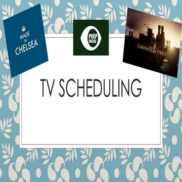 Tv scheduling | PPTX