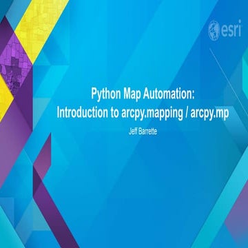 Python Map Automation Introduction Of Arcpy Mapping Ppt 