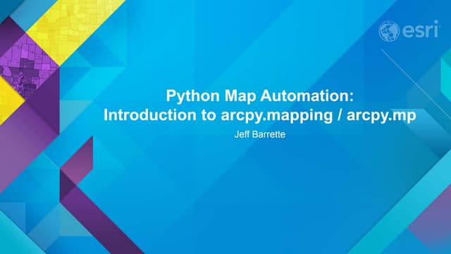 Python Map Automation Introduction Of Arcpy Mapping Ppt