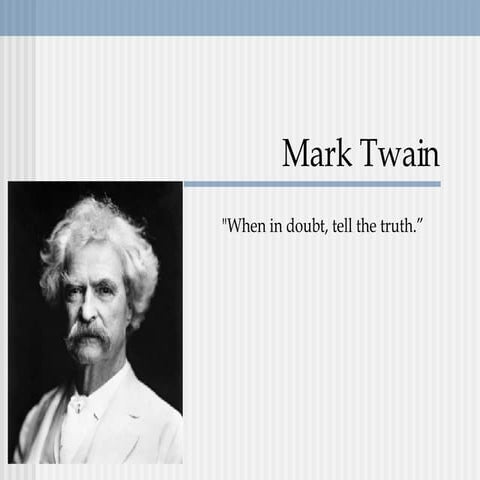 Twain Presentation | PPT