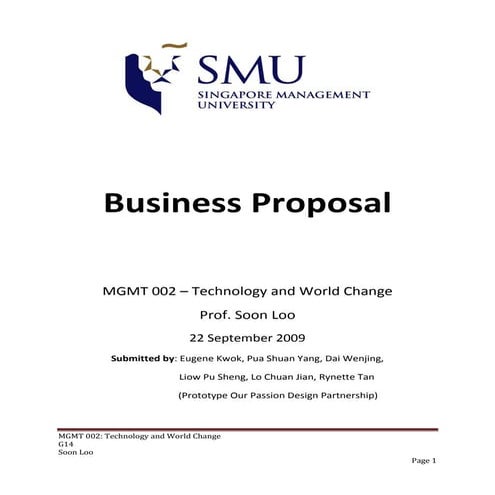 Twc Business Proposal Final | PDF