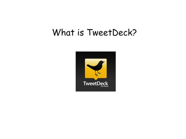 Tweetdeck Logo