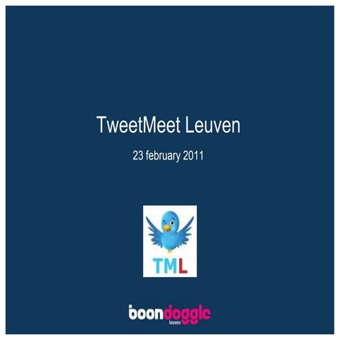 TweetMeet 23-02-2011 | PPT