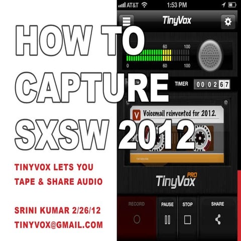 How To Capture SXSW 2012 | PPT