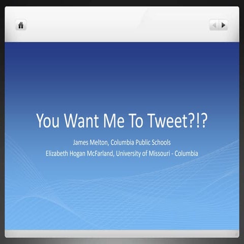 Tweet presentation | PPT