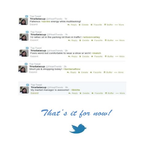 My Top Tweets in One Day | DOCX
