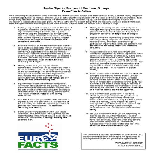 Twelve%20 Tips%20for%20 Successful%20 Surveys | PDF
