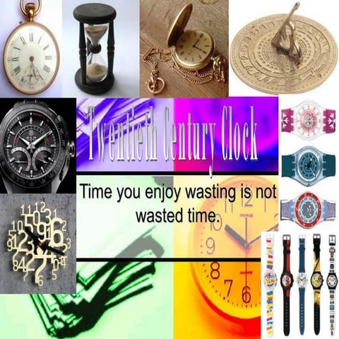 The history of clocks | PPTX