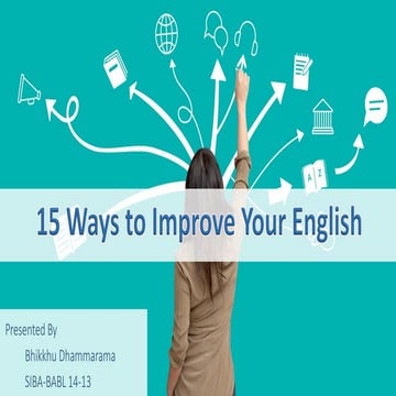 Twenty ways to improve your English | PDF