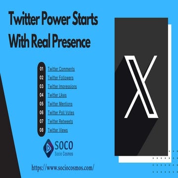 Twitter Power Starts With Real Presence . | PDF