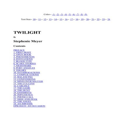 Twilight | PDF