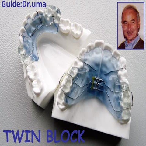 Twin Block appliance in orthodontics .pptx